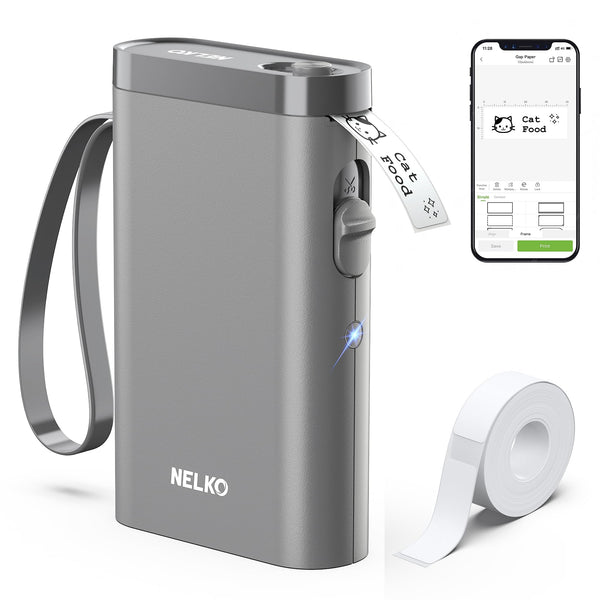 Nelko Label Maker Machine P21 – Bluetooth Portable Label Printer with ...
