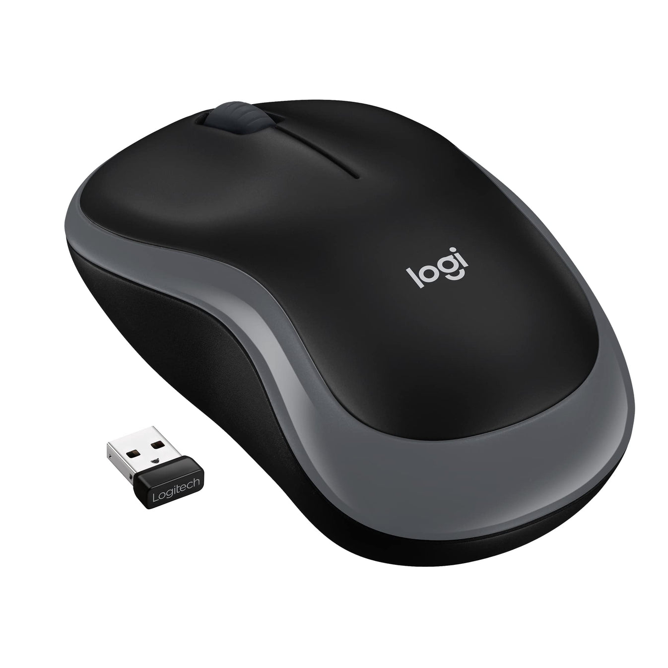 Logitech M185 Wireless Optical Mouse – 2.4GHz with USB Nano Receiver ...