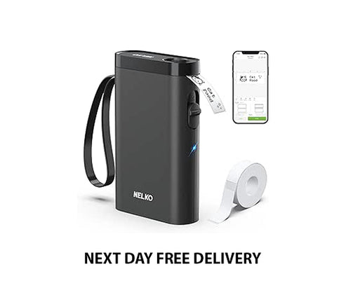 Nelko Label Maker Machine P21 – Bluetooth Portable Label Printer with ...